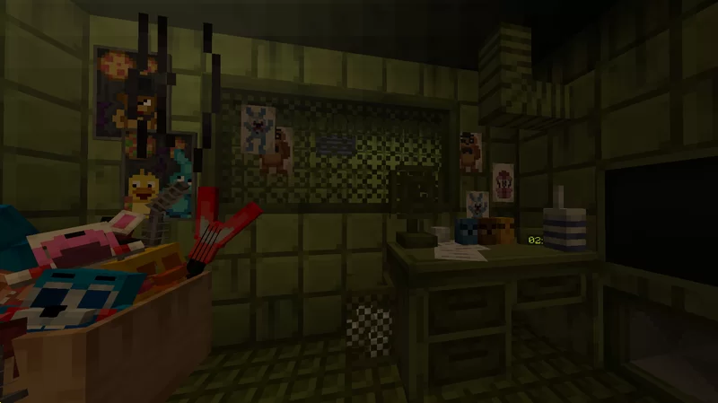 Five Nights at Freddy's 3 Minecraft Map