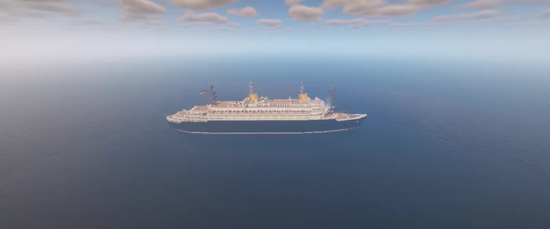 SS Bremen (1928) 1:1 scale Minecraft Map