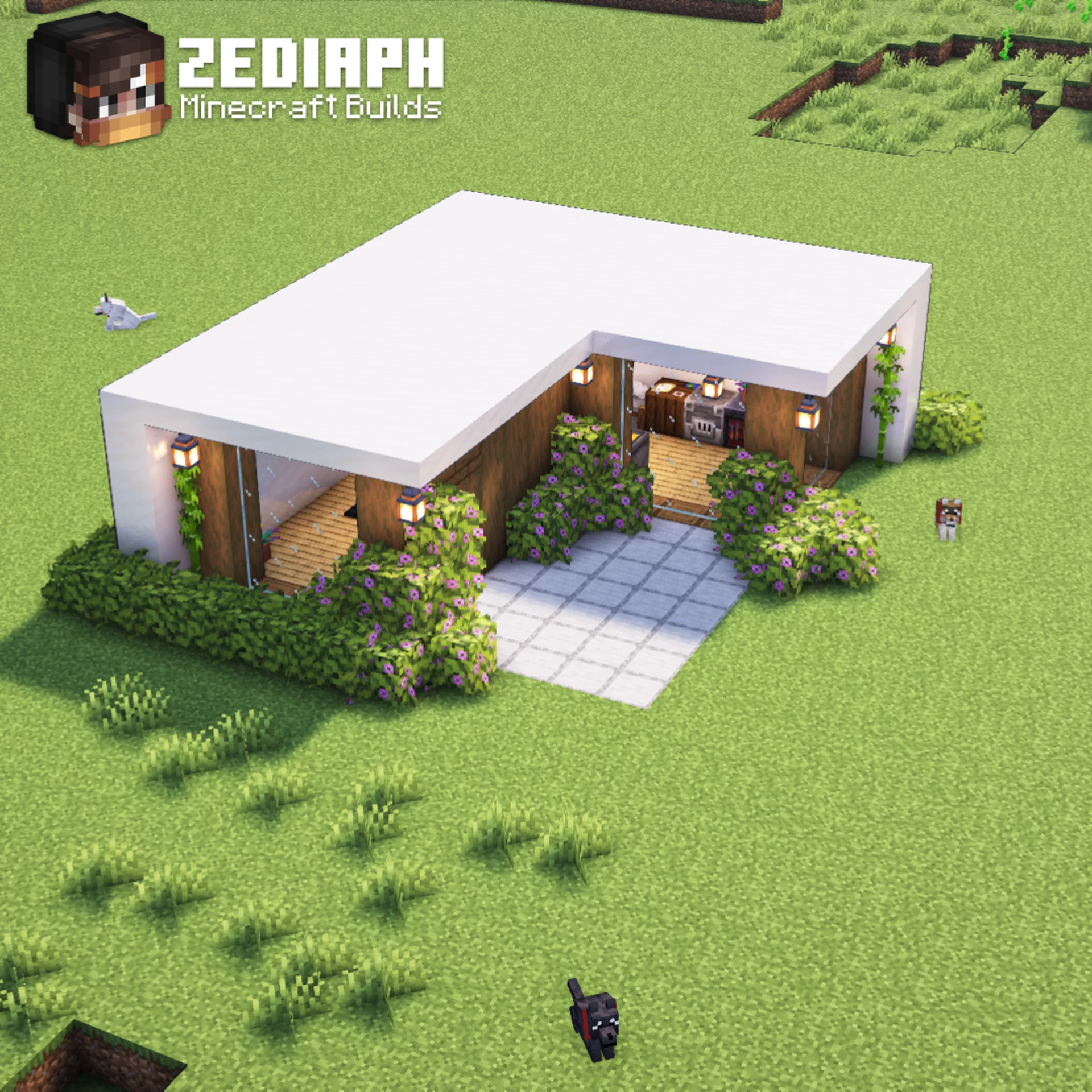 Minecraft House Blueprints Step By Step