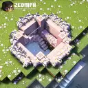Cherry Blossom Underground House - Zediaph Minecraft Map