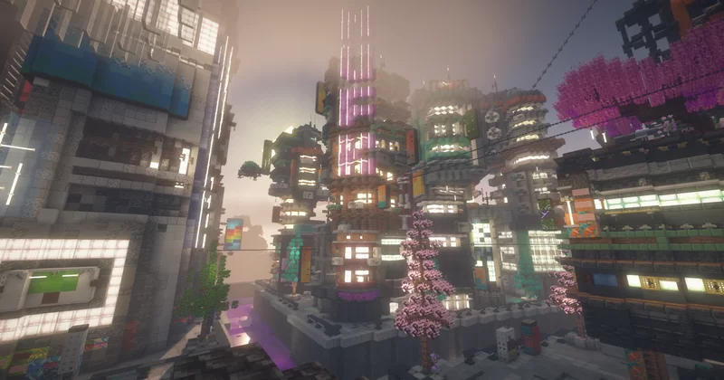 Cyberpunk Minecraft Map
