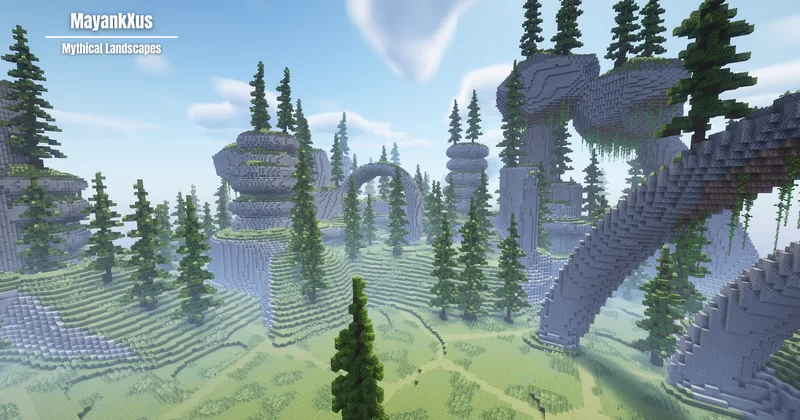 FREE | Mythical Landscapes (II) | Series | Download Minecraft Map