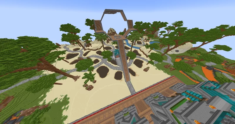 Factions Spawn - Maya - 600x600 Minecraft Map