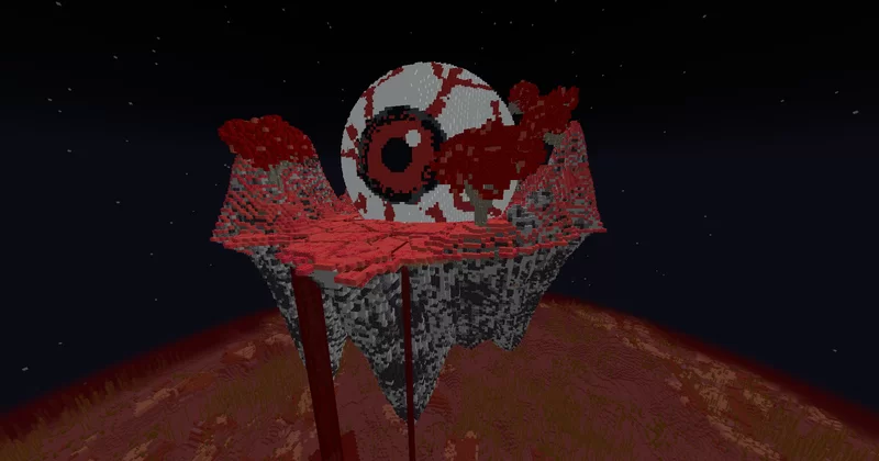 Floating Eye Island Minecraft Map