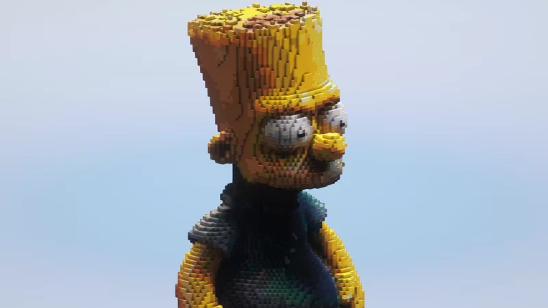 Bart Simpson Minecraft Map