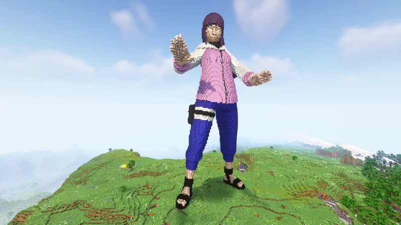 Minecraft Hinata Statue Minecraft Map