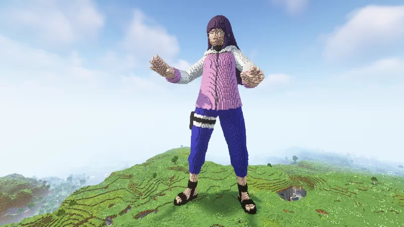 Minecraft Hinata Statue Minecraft Map