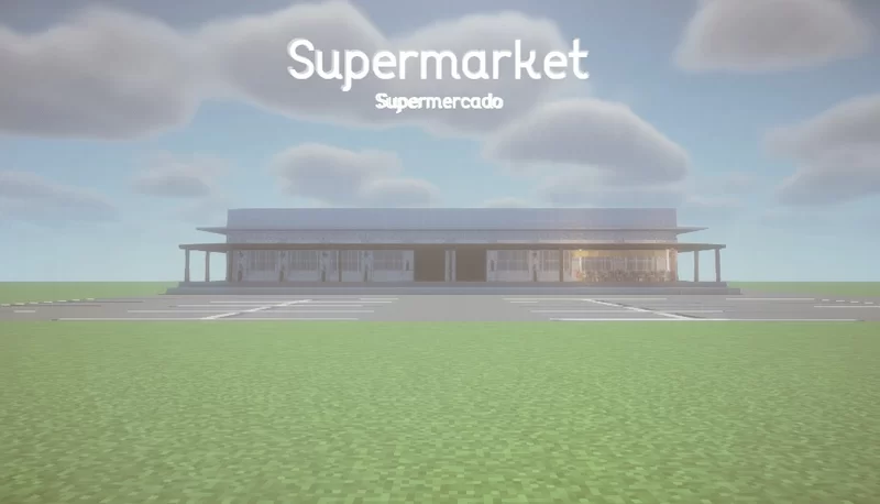 Supermarket | Supermercado (1.12.x+) Minecraft Map