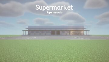 Supermarket Minecraft Maps with Downloadable Schematic