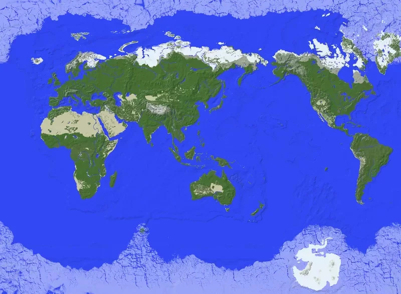1:750 Custom Earth 1.12+ Minecraft Map