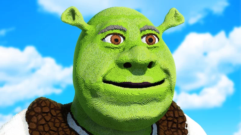 World's Largest Shrek [1.21+] Minecraft Map