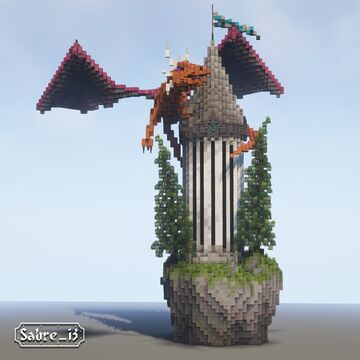 Dragon Minecraft Maps with Downloadable Schematic | Planet Minecraft ...