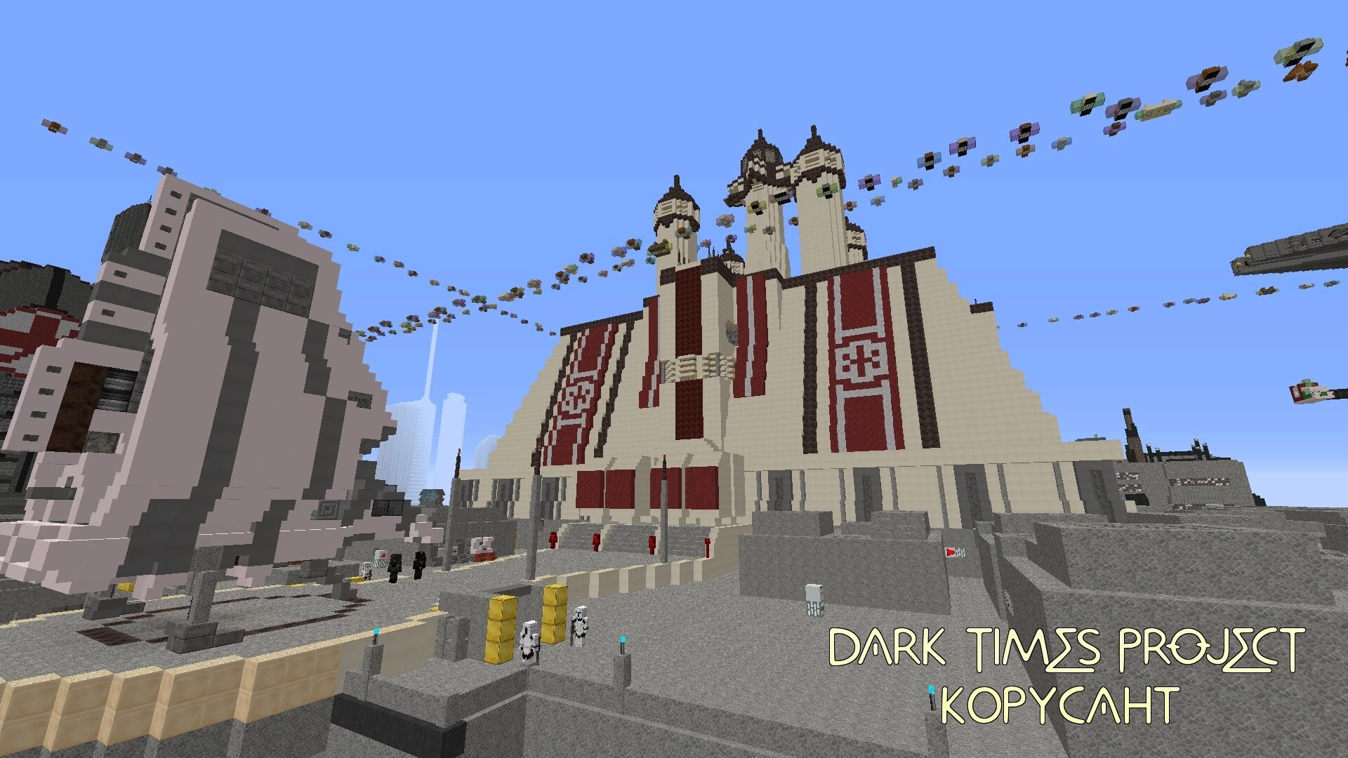 Mapa Del Templo Oscuro De Star Wars Para Minecraft