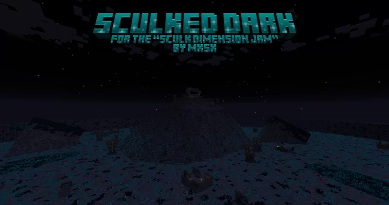 Sculked dark (Sculk dimension jam) Minecraft Map