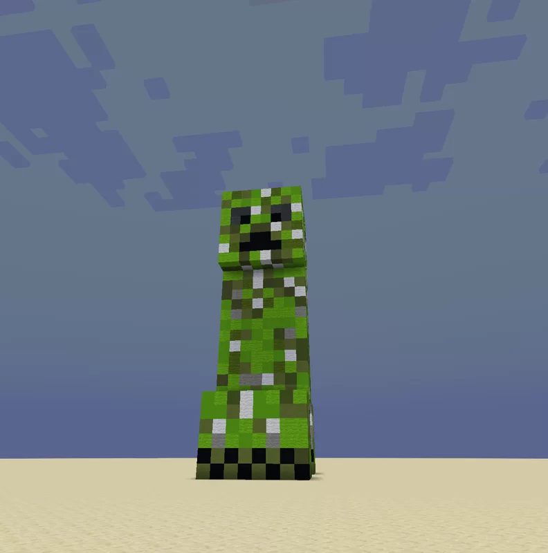 Creeper statue (litematica schematic) Minecraft Map