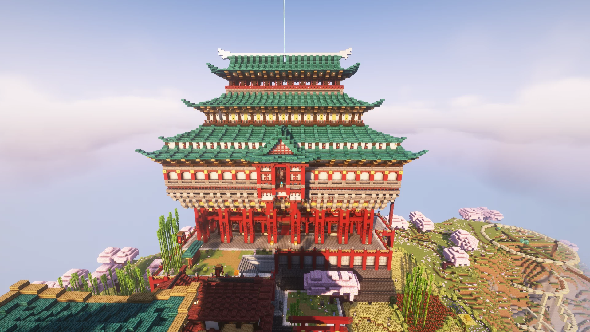 Japanese Temple Minecraft Map Land Of Soroku | Minecraft