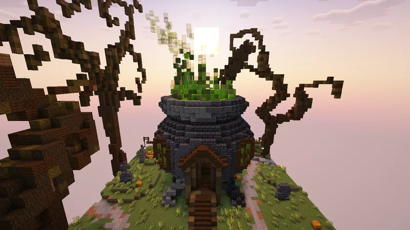Mystic Cauldron House 👻 Minecraft Map