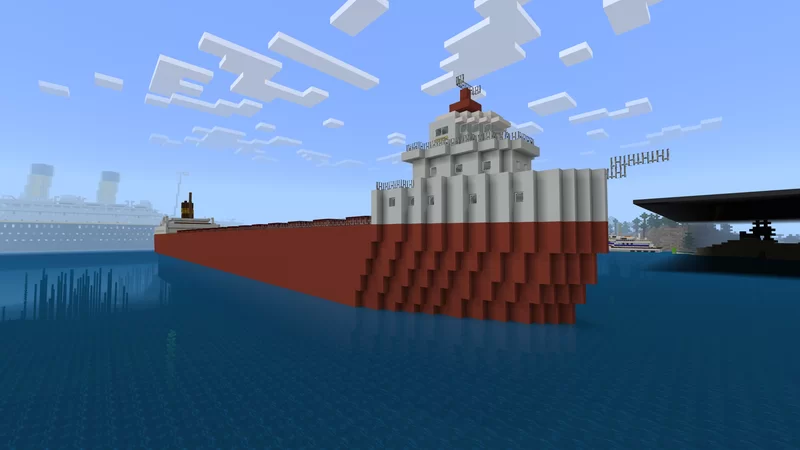 SS Edmund Fitzgerald Minecraft Map