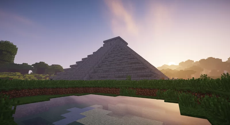 Pyramid of Kukulcán at Chichen Itza Minecraft Map