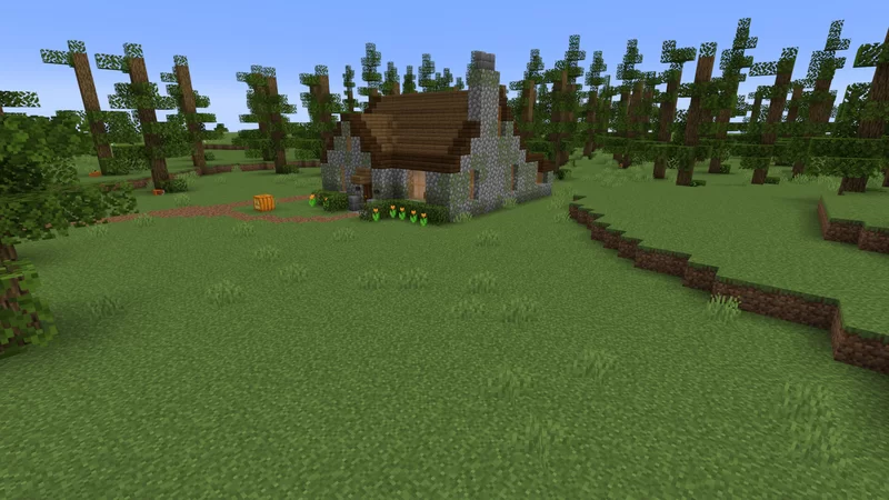 Cabin in the woods Minecraft Map