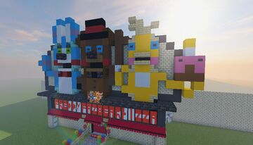 Fnaf Minecraft Maps with Downloadable Schematic | Planet Minecraft ...