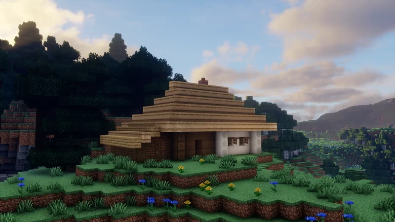 6/9 Ukrainian peasant house by Ektelion +litematic Minecraft Map