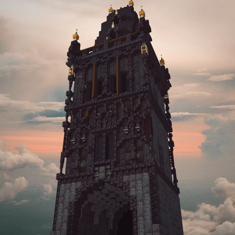 Repro - Powder Gate, Prague Minecraft Map