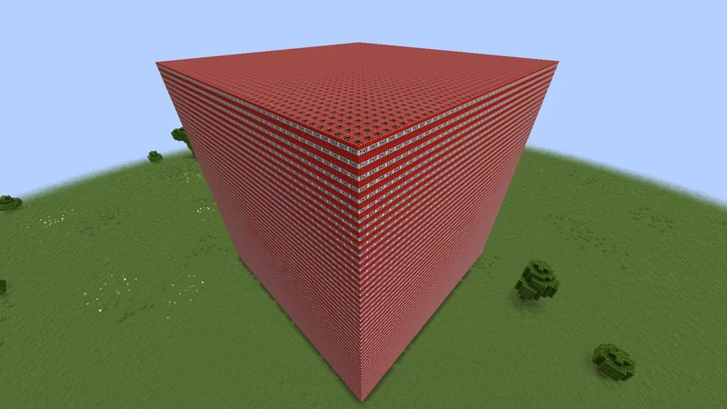 125 000 TNT CUBE (50x50x50) Minecraft Map