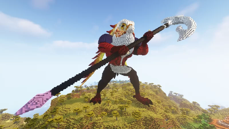 Minecraft Falcon Statue Minecraft Map