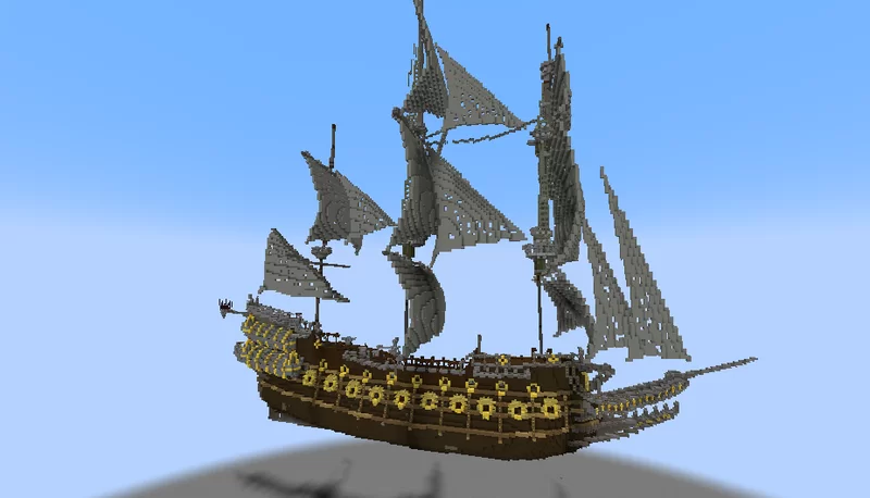 The Flying Dutchman (pirates of the caribbean 3) Minecraft Map