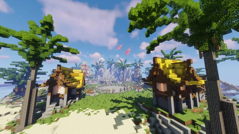 Tropical Lobby | 250x250 | Download Minecraft Map