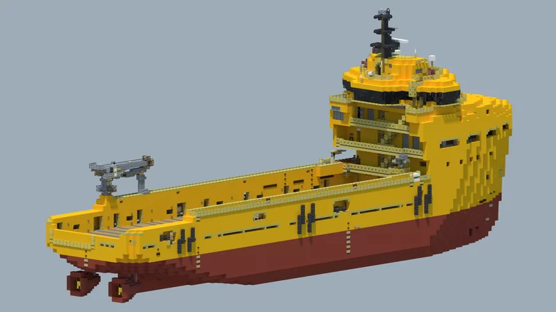 Offshore Supply vessel - Damen PSV 3300 CD - [1,5:1 scale] - full ...