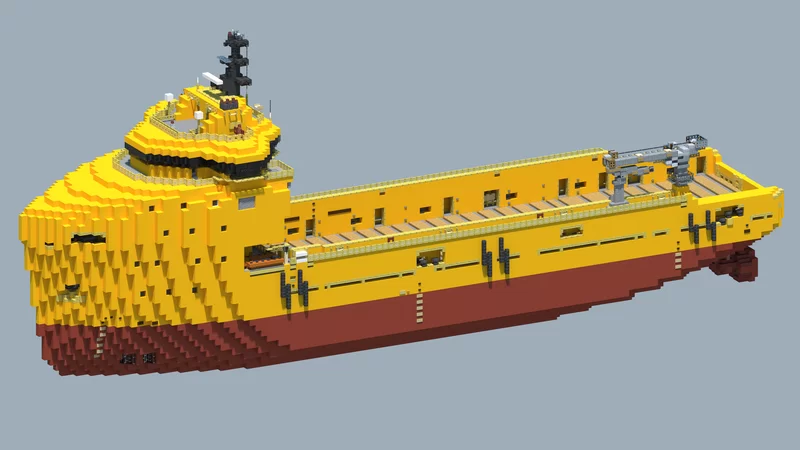Offshore Supply vessel - Damen PSV 3300 CD - [1,5:1 scale] - full ...