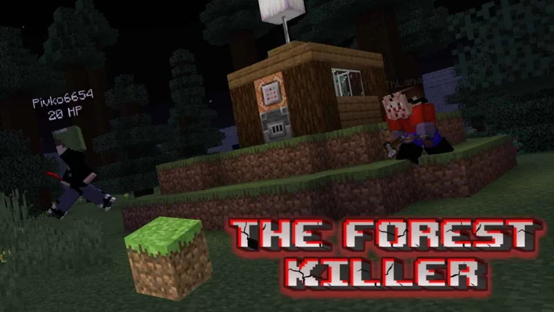 The Forest Killer (Demo 0.1.0) 1 Killer and 3 Survivor (4 Players) Minecraft Map