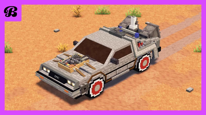 Minecraft - Wild West - Delorean from Back To The Future III [No mod ...