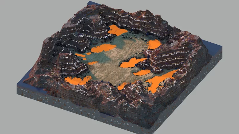 Proteus Six - Building Terrain (1000x1000) Minecraft Map