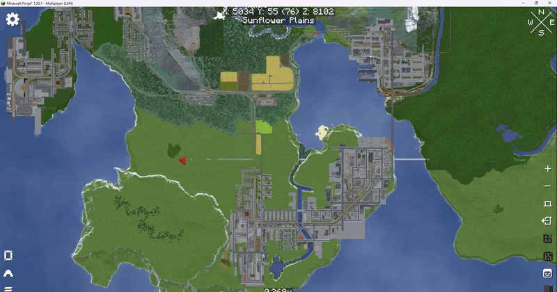 added High Speed Line Minecraft Map