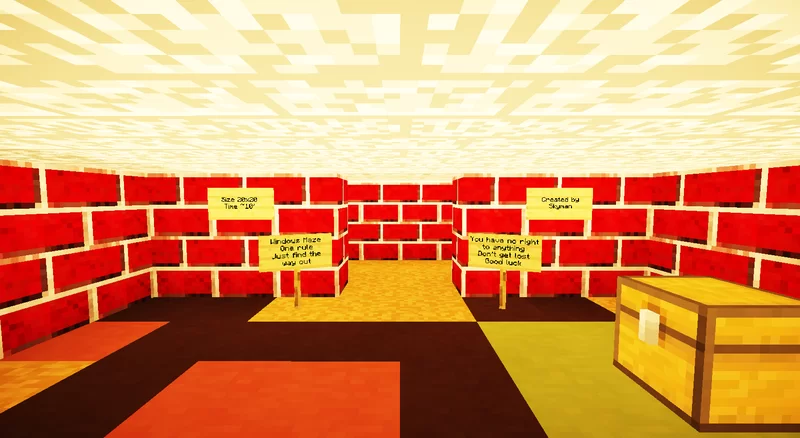 The Windows Maze Minecraft Map