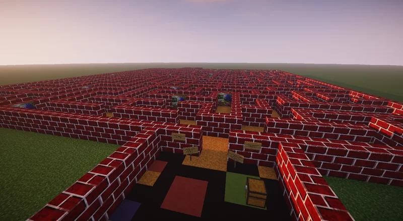 The Windows Maze Minecraft Map