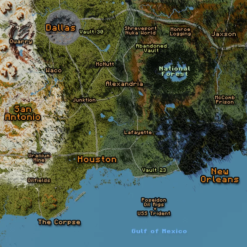 FALLOUT | Nuclear Apocalypse Story Map/Open World | Protagnst Minecraft Map