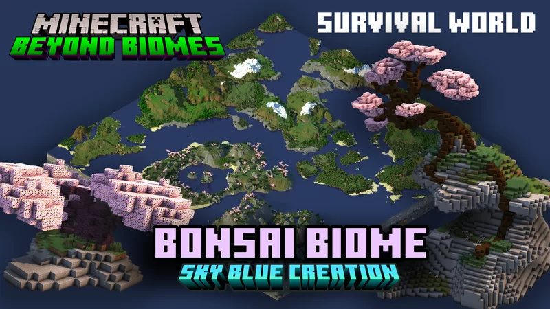 [FREE] Beyond Biomes Survival Map - Bonsai Biome Minecraft Map