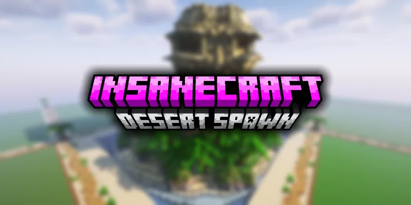 InsaneCraft - Desert Spawn 100x100 [ FREE ] Minecraft Map