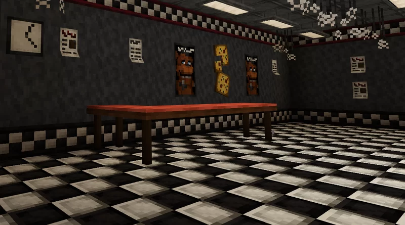 Fnaf world 1 Minecraft Map