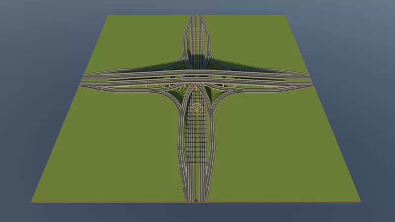 Highway Interchange Minecraft Map