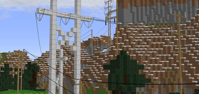 Powerlines in minecraft (Official Download) Minecraft Map