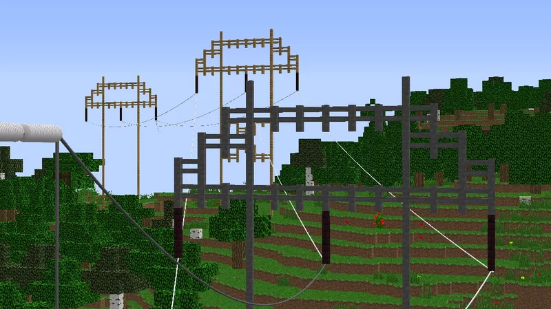Powerlines in minecraft (Official Download) Minecraft Map