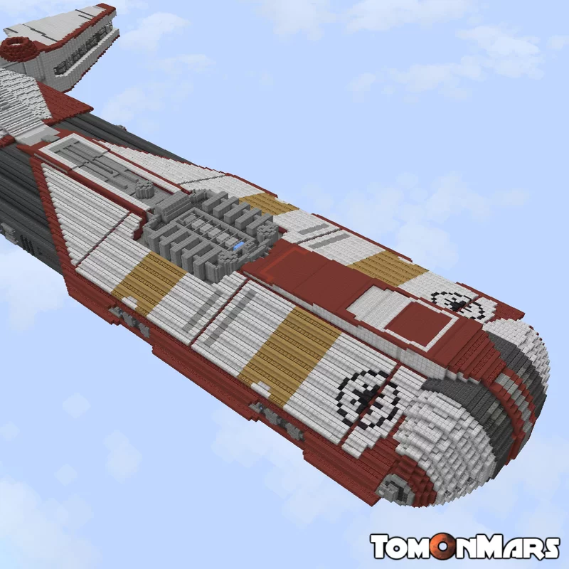Star Wars in Minecraft | Pelta-class Medical Frigate (1:1 + interior ...