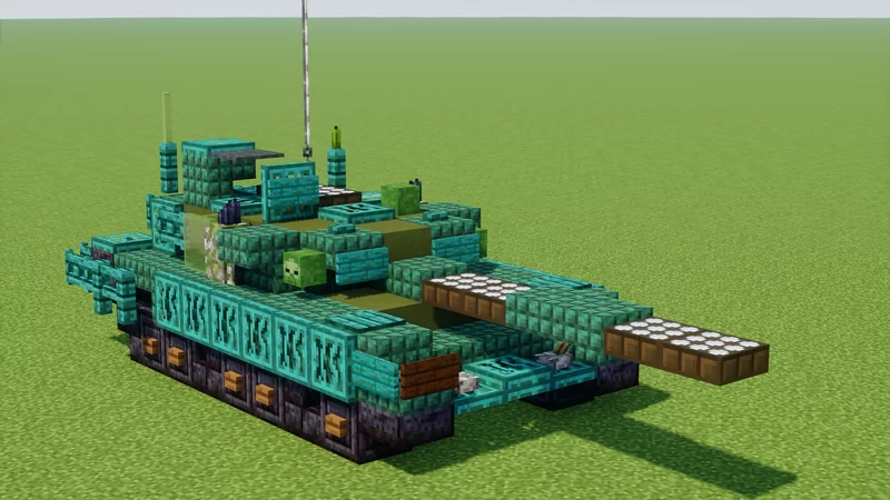 T-90M Main Battle Tank Minecraft Map