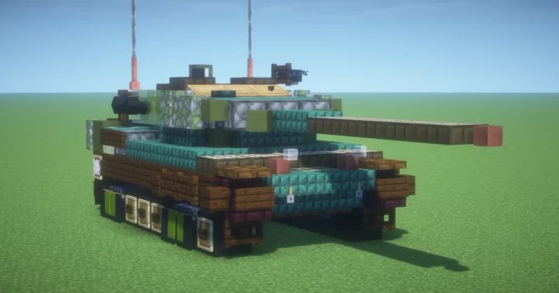 Leopard 2A6 (Redux) (1.5:1 Scale) Minecraft Map