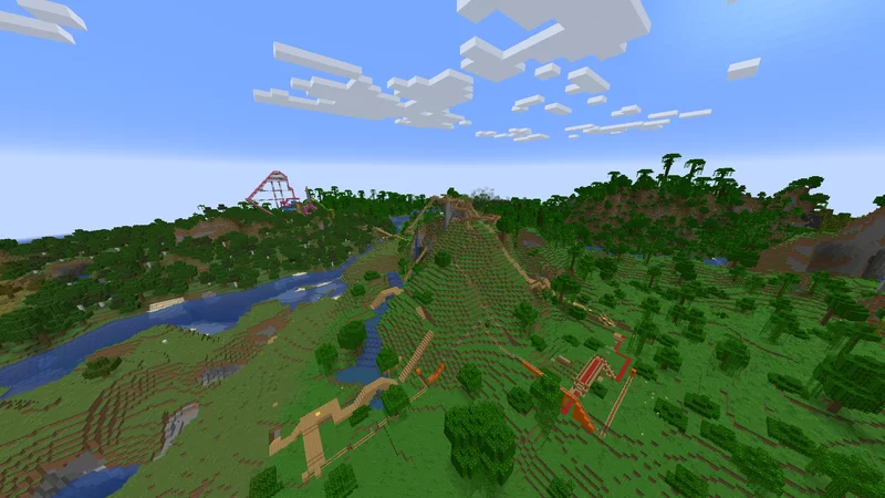 plaza park V2 1.21 (CLOSED) Minecraft Map